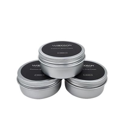 China Wasserdichte neutrale Lederschuh-Sorgfalt Kit Wax 60G WOODSON zu verkaufen