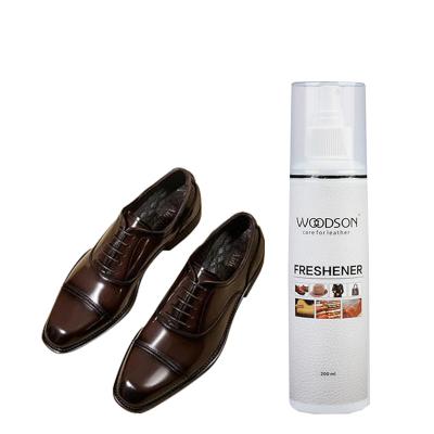 China Eliminador de limpeza de couro de 200ML Kit Shoe Deodorant Spray Odor à venda