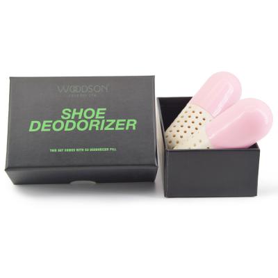 China ABS Nubuck Leather Care Kit Boots Shoe Deodorant Capsule Sneaker Pills Smell Remover for sale