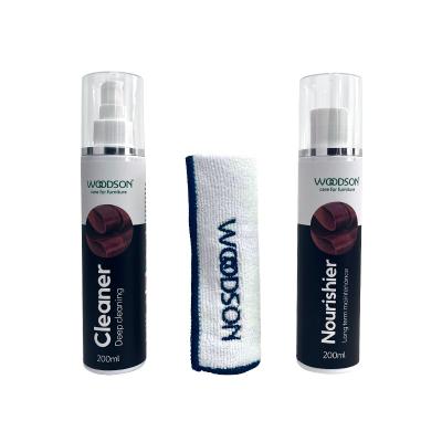China Smooth Leather Sofa Care Kit Leather Cleaner and Nourisher Premium Smooth Leather Furniture Cleaning Kit Complete Care for Smooth Leather Sofas, Chairs, and Upholstery for sale