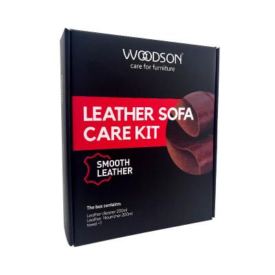 China Smooth Leather Sofa Care Kit Leather Cleaner and Nourisher Premium Smooth Leather Furniture Cleaning Kit Complete Care for Smooth Leather Sofas, Chairs, and Upholstery for sale