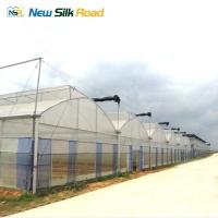 Quality Sawtooth Greenhouse with PEP Hot Dip Galvanized Materials and Green Plastic Film for sale