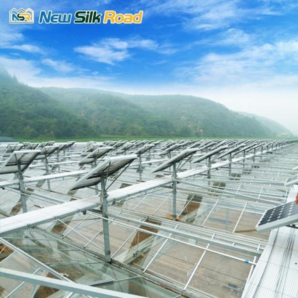 Quality High Quality Large Greenhouse with Photovoltaic Solar Glass Hot Dip Galvanized for sale