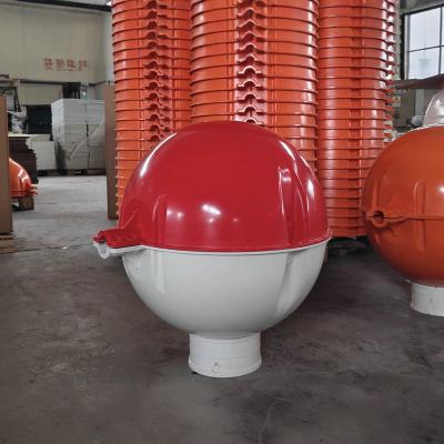 China High Visibility Airport Safety LED Warning Ball Aviation Glass Fiber Barrier Fiberglass Service Equipment Model 600mm Made Hebei for sale