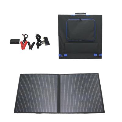 China Portable 60W Monocrystalline Silicon Solar Cell System Foldable Outdoor Energy System with 5V MPPT Controller SolarSupplier for sale