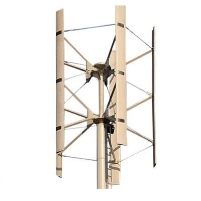 China Wholesale 50kw Hot VAWT Hybrid Solar Wind Power System Home Use Wind and Solar Energy Generation System 5000W Rated Power for sale