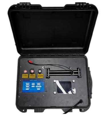 China HY-TB3500 Series Retention Box, Tethered Drone Power Supply, Backpack Style, 3500W, DC800V, 110m Cable, 220V AC Input, 16kg, 7.5A, 400-750V Output, Industrial Drone, 300N, 2m/s Max for sale