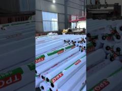 Isolamento idroponico a membrana Tpo altamente resistente saldabile facile da costruire per tetti in acciaio