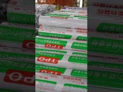 1.2mm Or 1.5mm Or 2.0mm Thick TPO Waterproof Membrane For Planted Roofs Chemical Resistance