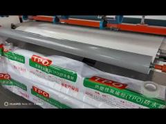 Membrana impermeabile a poliolefine TPO termoplastico verde e ecologico