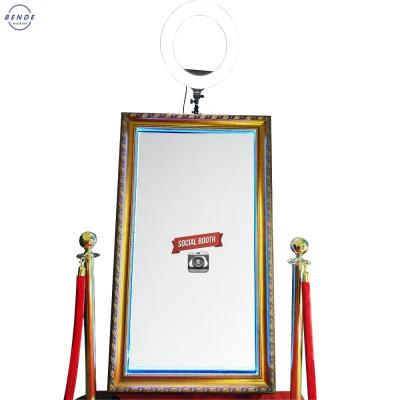 China Light box photo booth magic mirror modern popular party bar magic mirror photo booth for sale