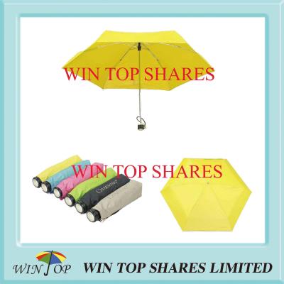 China Solid Color Assorted Strong Compact Umbrella for sale