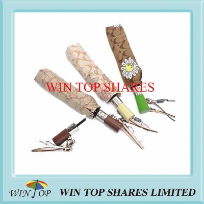 China Elegant Type 3 Section Fashion Printing Ladies Umbrella for sale