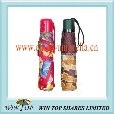 China 3 Section Cheap Umbrella Printed Design for sale