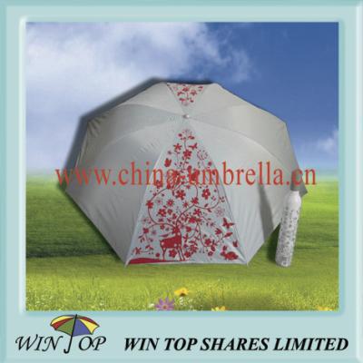 China 53.5cm X 8k 3 Fold Bottle Fashion Design Umbrella for sale