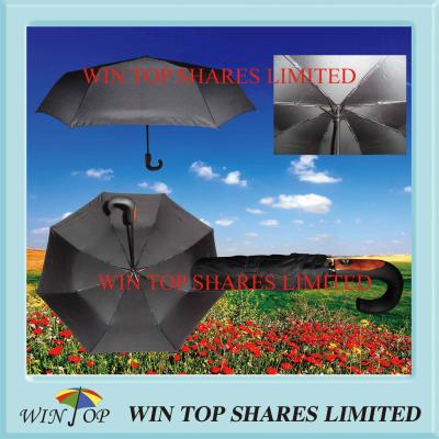 China Auto Open and Close Umbrella with Customized Imprint for sale