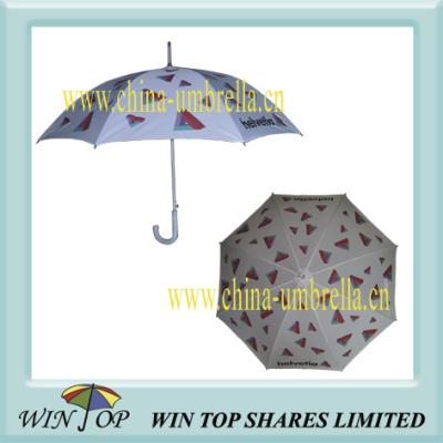 China Aluminum Auto Straight Umbrella with Logo Printing(WT5038) for sale
