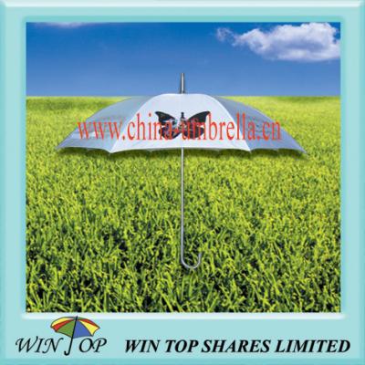 China Manual Stick Aluminum Butterfly Promotion Umbrella(WT5021) for sale