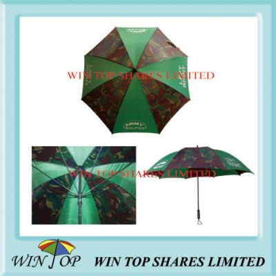 China Camouflage Advertising Army Golf Umbrella(WT5080) for sale