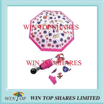 China Coloured Adhesive Fabric Heat Transfer Printing Umbrella for sale