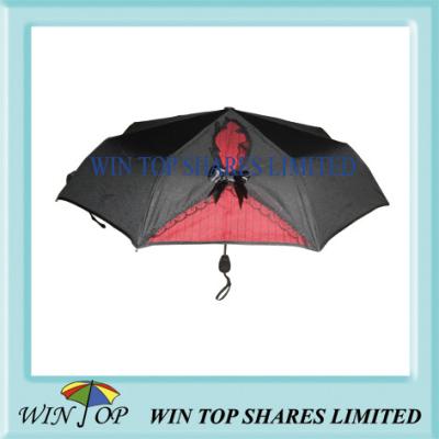 China Auto Open and Close Butterfly Knot Umbrella for sale