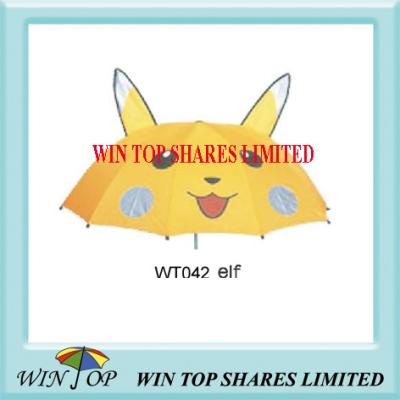 China Fairy Tale Elf Pattern Kid Umbrella for sale