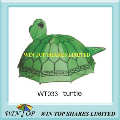 China Tortoise Design Steel Frame Kid Umbrella for sale