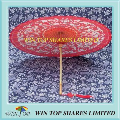 China Chinese classic oil paper red umbrella for sale