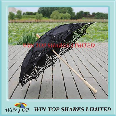 China Chinese fashionable black art umbrella for sale