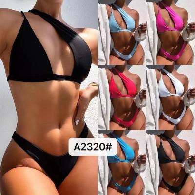 Cina Nuovo tipo di sig.na Hard Wearing The della vita del rifornimento diretto sexy della fabbrica di colore solido di Europa del bikini dei vestiti di nuoto alto in vendita