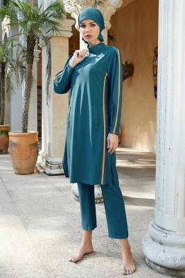 China Het Badpak Hijab van gedrukte Islamitische het Zonnescherm Islamitische Vrouwen van het Bikinizwempak Te koop