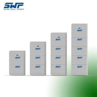 China 51.2V 100Ah~300Ah Stackable Battery Storage 6000 Cycle Life for sale
