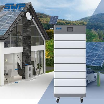China Sistema de almacenamiento de baterías solares para el hogar con 52 kg/módulo para el rango de temperatura 0C-45C en venta