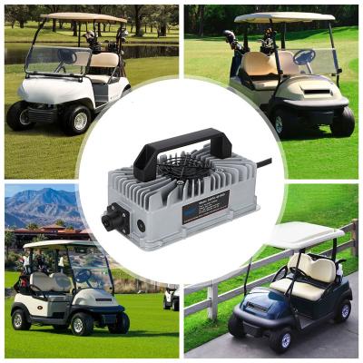 China 60V15A Vorklift Lithiumbatterijoplader Uitgangsstroom Slim oplader met robuust aluminiumprofiel Usd In Golfkar Te koop