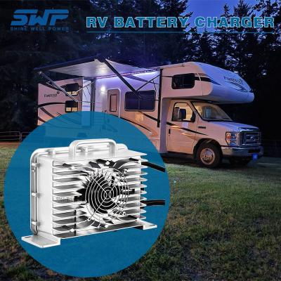 中国 295*200*111mm アルミニウムプロファイル 電動車用バッテリー充電器 50A充電電流 12~96V電圧 販売のため