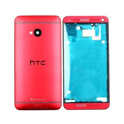 China Compatible Red , Blue 4.7 inch HTC One M7 Full Housing Replacement for sale