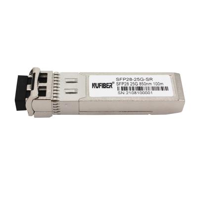 China 25G Bidi 20km SFP28 Transceiver Module , Cisco Compatible Optical Fiber Module for sale