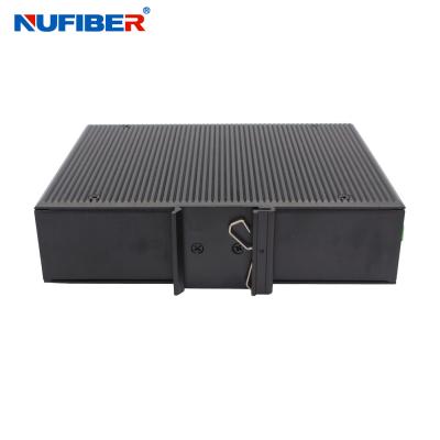China Industrial POE Ethernet Switch 16x10/100Base-T Din Rail Mount Gigabit 16 Ports POE Switch DC52V for sale