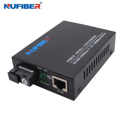 Cina Convertitore multimediale in fibra ottica Gigabit OEM Factory 10/100/1000M WDM SM 1310nm/1550nm 20 km Sc in vendita