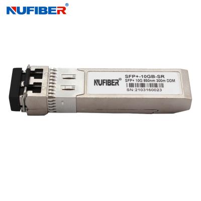 Cina 10G SFP+ SR 10Gbps Duplex MMF 850nm 300m LC compatible with MikroTik/Cisco in vendita
