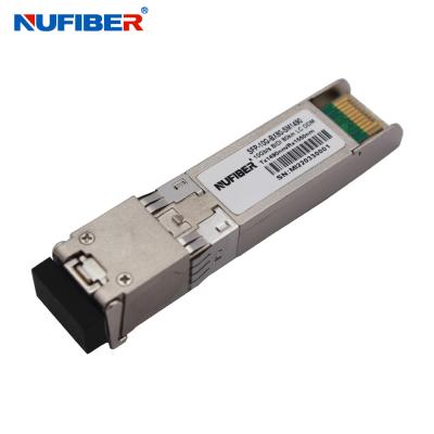 Cina 10G SFP+ Transceiver Duplex LC SM 80km Cisco Huawei HP Juniper CWDM 1590～1610nm in vendita