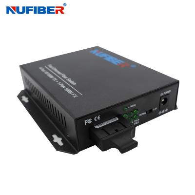 China 100M 4 Port Ethernet Switch 1310nm 20km Optical Ethernet Switch for CCTV IP Camera for sale