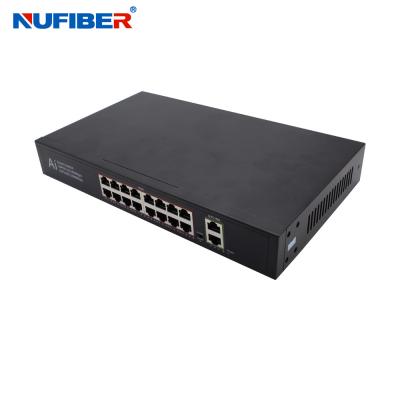 China 10 / 100M Active 16 Ports POE Ethernet Switch 48V POE Powered Switch for sale