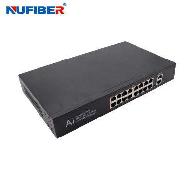 China 10 / 100M Active 16 Ports POE Ethernet Switch 48V POE Powered Switch for sale