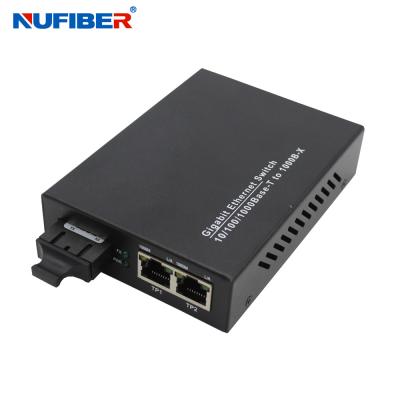 China MM 850nm 0.55km SC Fiber Ethernet Switch Broadcast Storm Protection Fiber Ethernet Switch for sale