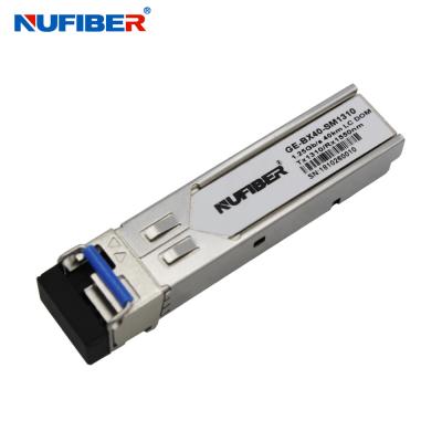 Китай 1.25Gb/s SFP-передатчик одноволоконный одномодный 40km 1310nm/1550nm LC DDM продается