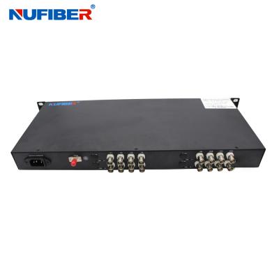 China 16CH RS485 Single Fiber Video Converter FC 20km 1080P HD 2MP Camera for sale