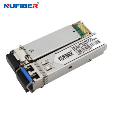Китай соединитель 2km 850nm/1310nm LC дуплекса режима приемопередатчика 155Mb/s SFP Multi с функцией DDM продается