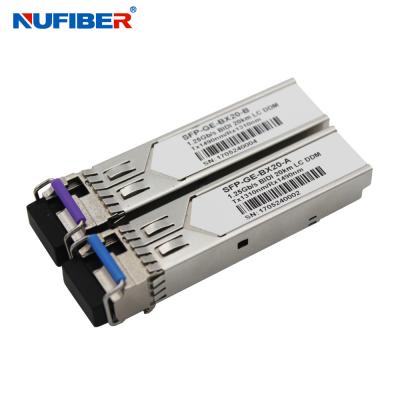 China 40km LC DDM 1.25G SFP Transceiver Single Mode Sfp Module Cisco Compatible for sale