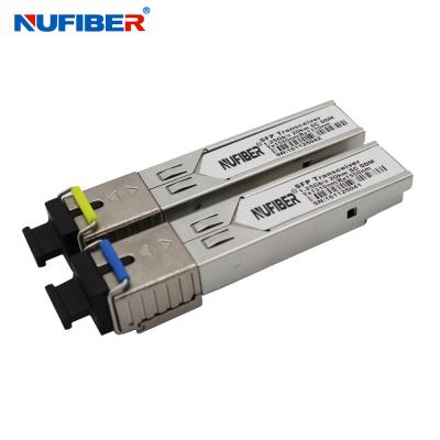 Китай 1.25Gbps Bidi Simplex SFP Модуль Гигабитный SFP Передатчик 1310nm/1550nm 20km SC DDM продается